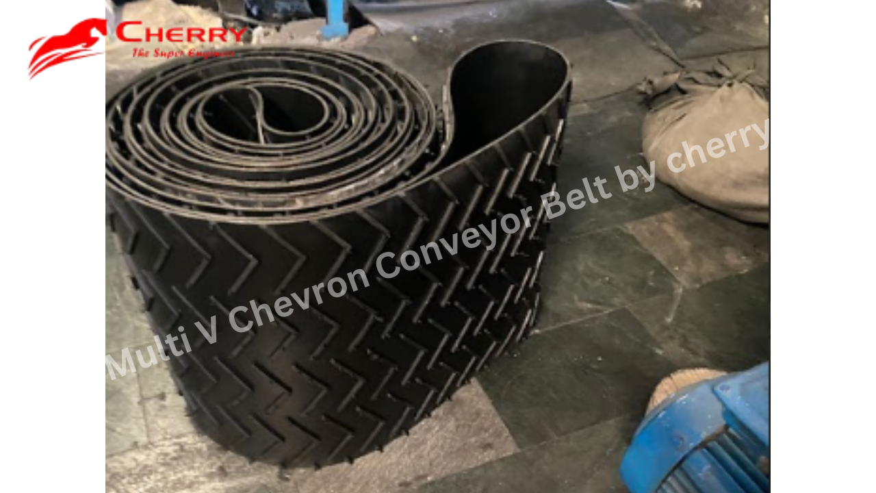 Cherry Multi V Chevron Conveyor Belt | Price and Manufacturer